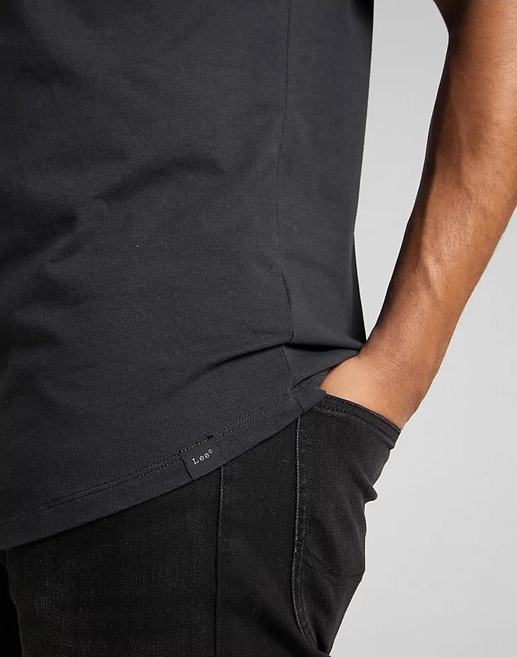 MĘSKI T-SHIRT LEE ELONGATED TEE WASHED BLACK L62JEPJA - Ceny i opinie ...