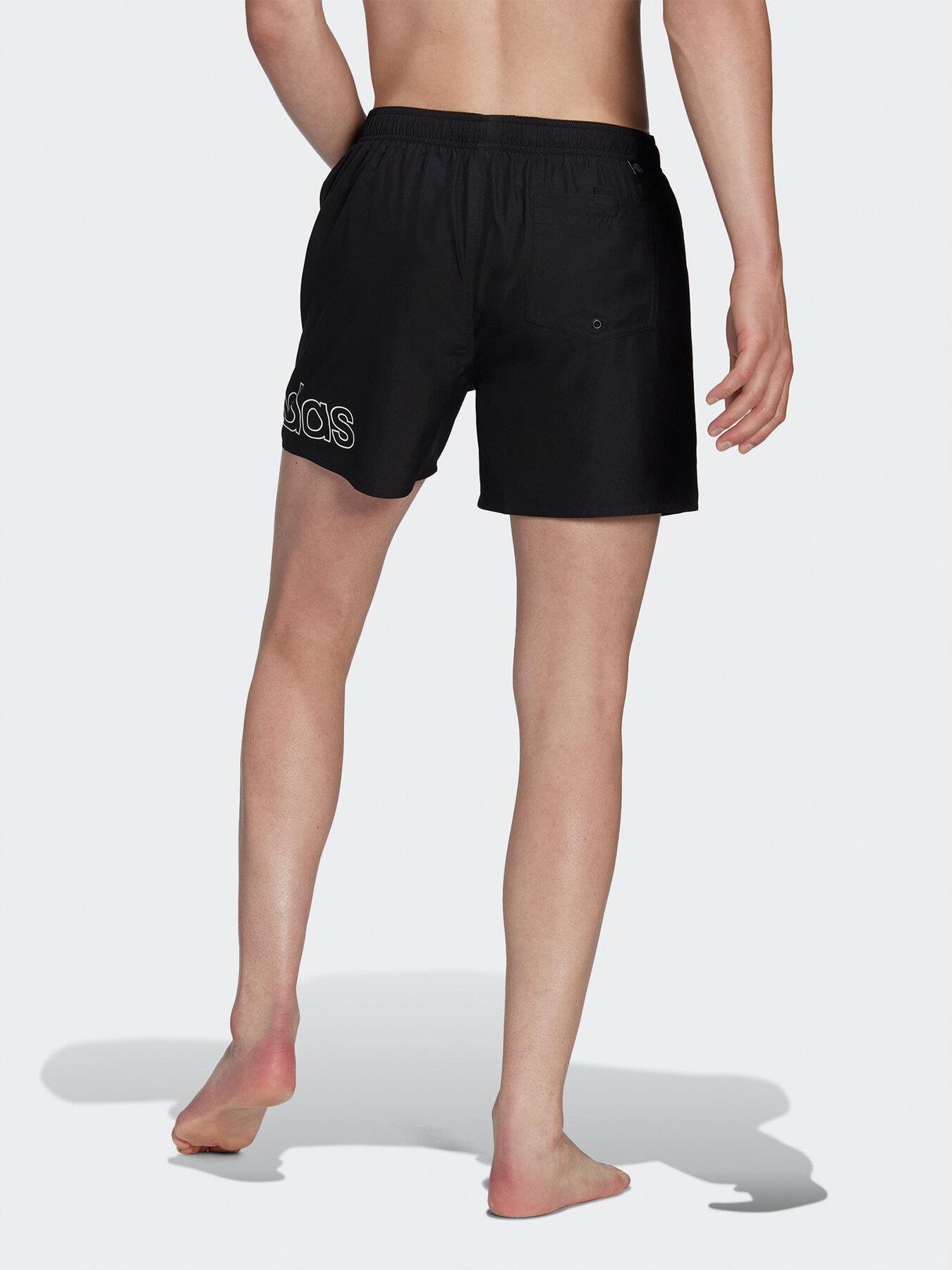 Adidas Szorty kąpielowe Logo CLX Short Length Swim Shorts HT2123 Czarny ...