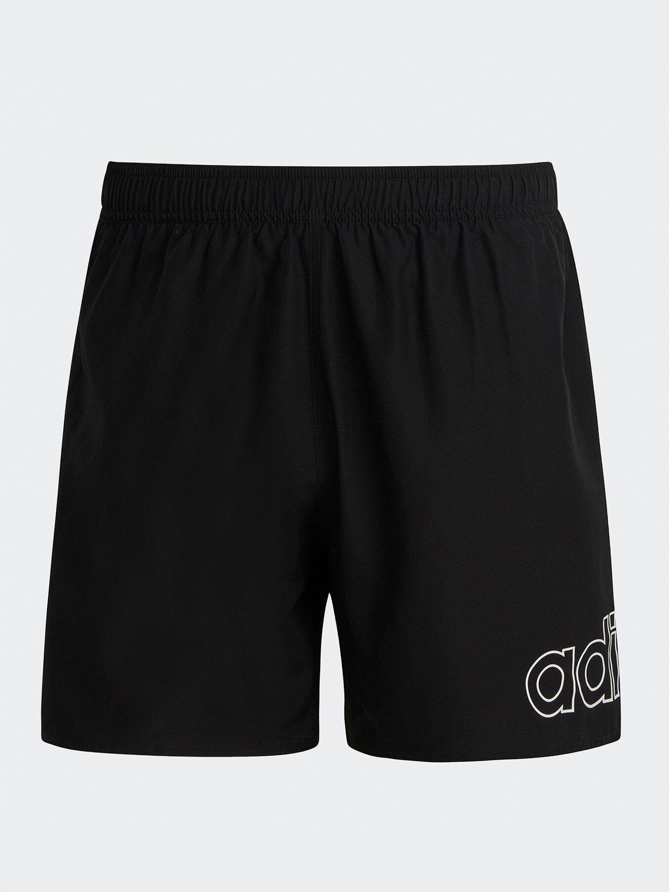 Adidas Szorty kąpielowe Logo CLX Short Length Swim Shorts HT2123 Czarny ...