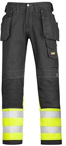 Snickers 32350466152 Rozmiar 152 Klasa 1 Wysokie Spodnie Czarny/Żółty ...