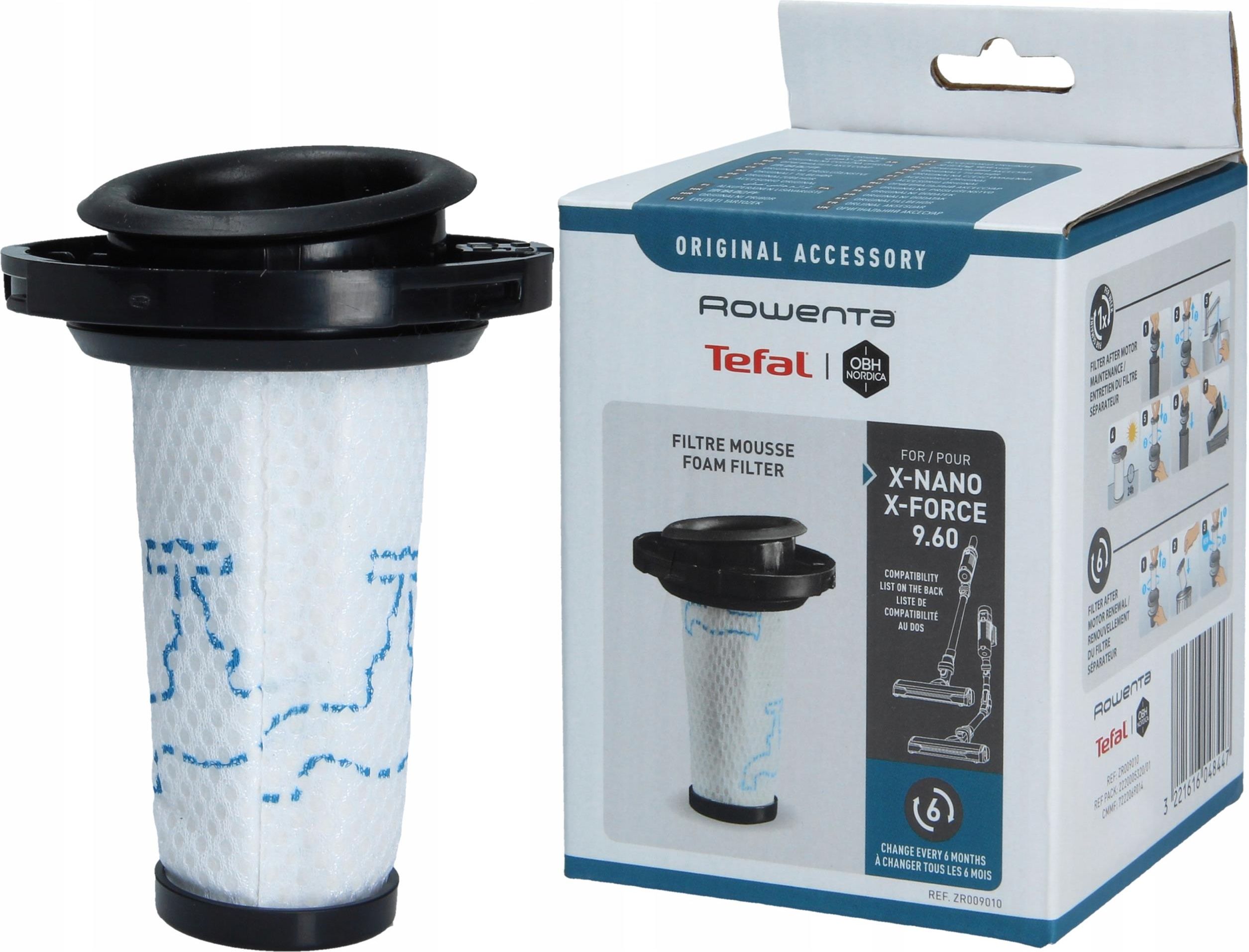 Tefal Filtr do odkurzaczy X-Force Flex 9.60 ZR009010 - opinie i ceny na Ceneo.pl