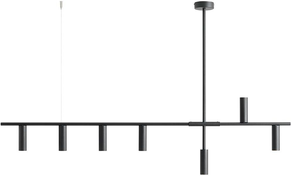 Aldex Lampa Wisząca Trevo 7 Tuby Downlight Czarny (1104T1) - Opinie i ...