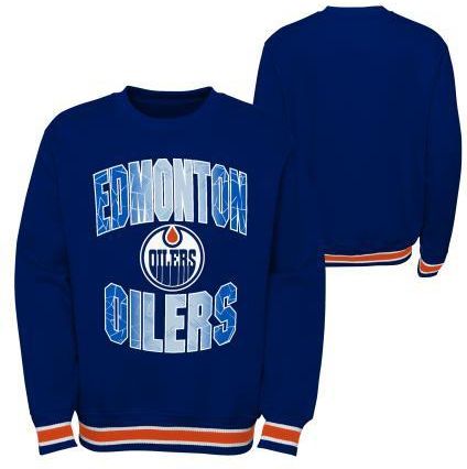 Edmonton Oilers Bluza Dziecięca Classic Blueliner Crew Neck - Ceny i ...