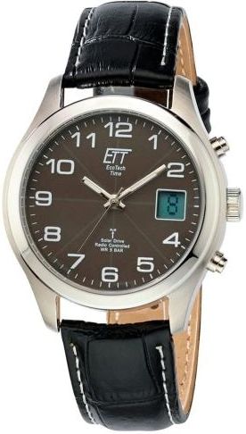 Ett Eco Tech Time ETT EGS-11330-50L Solar Drive Radio - Zegarki Męskie ...
