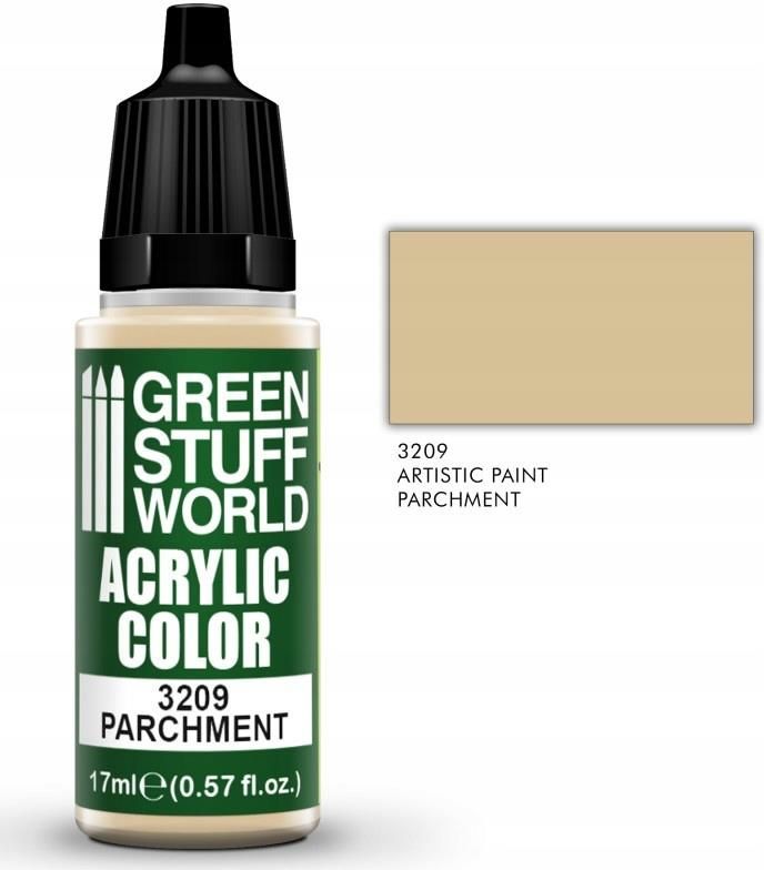 Green Stuff World Acrylic Color Paint Parchment Farba 17Ml - Ceny i ...