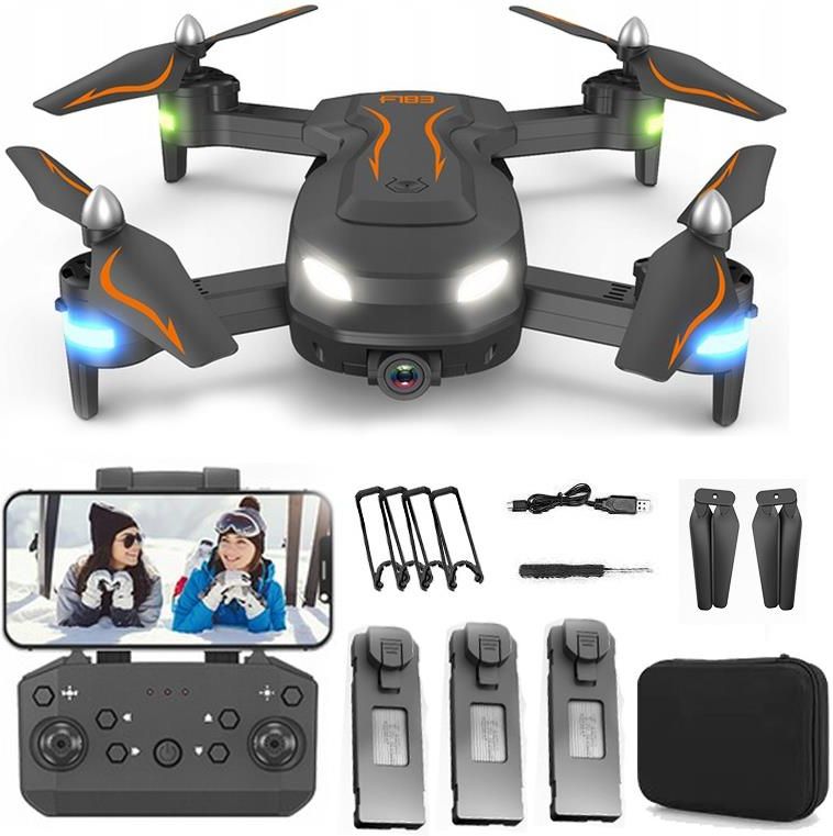 Drone F183 Pro Camera 4K Hd Wifi Toy Zawis 200M - Ceny i opinie - Ceneo.pl
