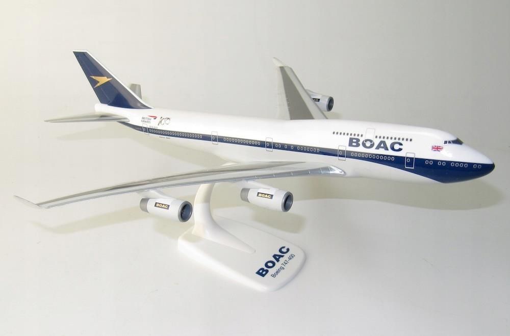 Ppc Model Samolotu Boeing 747-400 British Boac 1:250 - Ceny i opinie ...