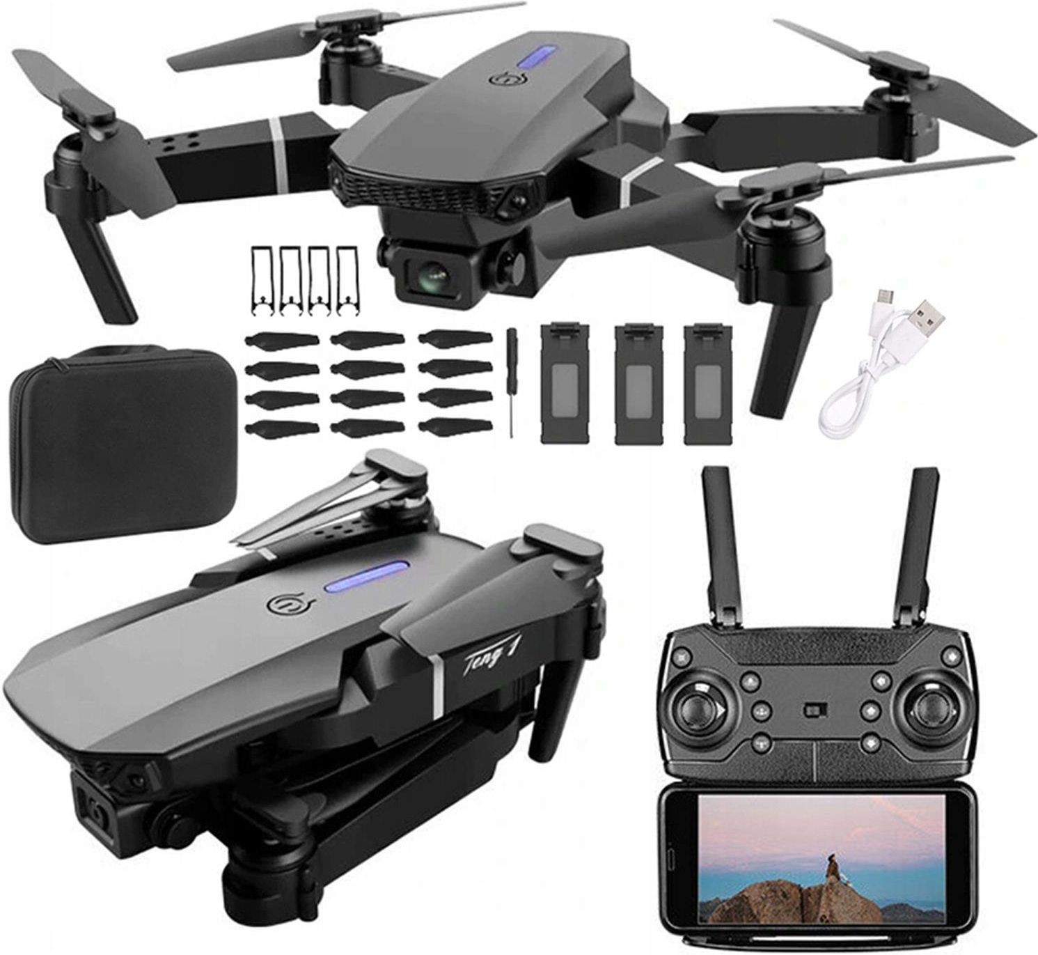 Ls-E525 Drone Kamery 3X Długa Żywotność Baterii - Ceny i opinie - Ceneo.pl