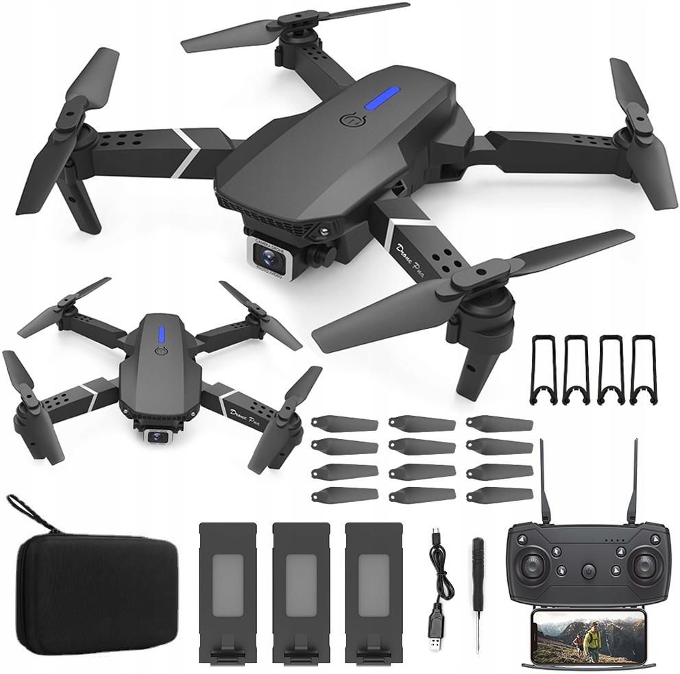 Dron Ls-E525 4K Hd Wifi 2 Kamera 3 Bateria 15 Min - Ceny i opinie ...
