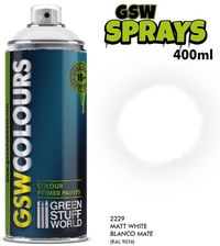 Green Stuff World Gsw Spray Primer Colour Matt White 400Ml - Ceny i ...