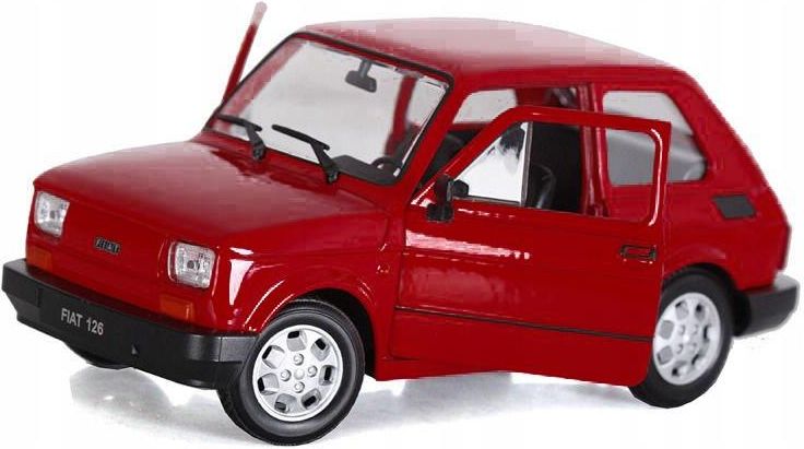 Auto Metalowe Samochód Fiat 126P Maluch Welly 1:21 - Ceny i opinie ...