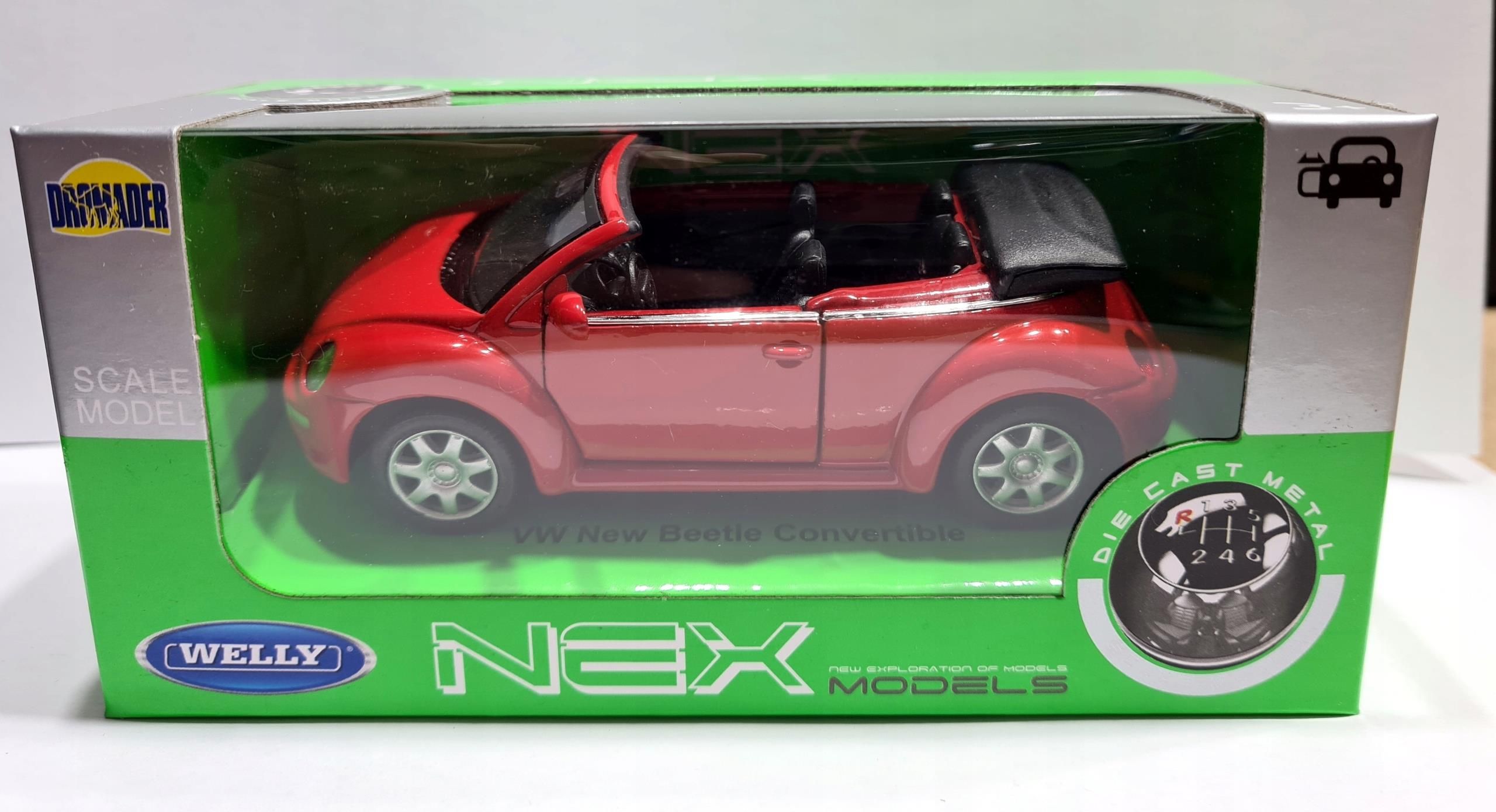 Welly Model Vw New Beetle Convertible 1:34 - Ceny i opinie - Ceneo.pl