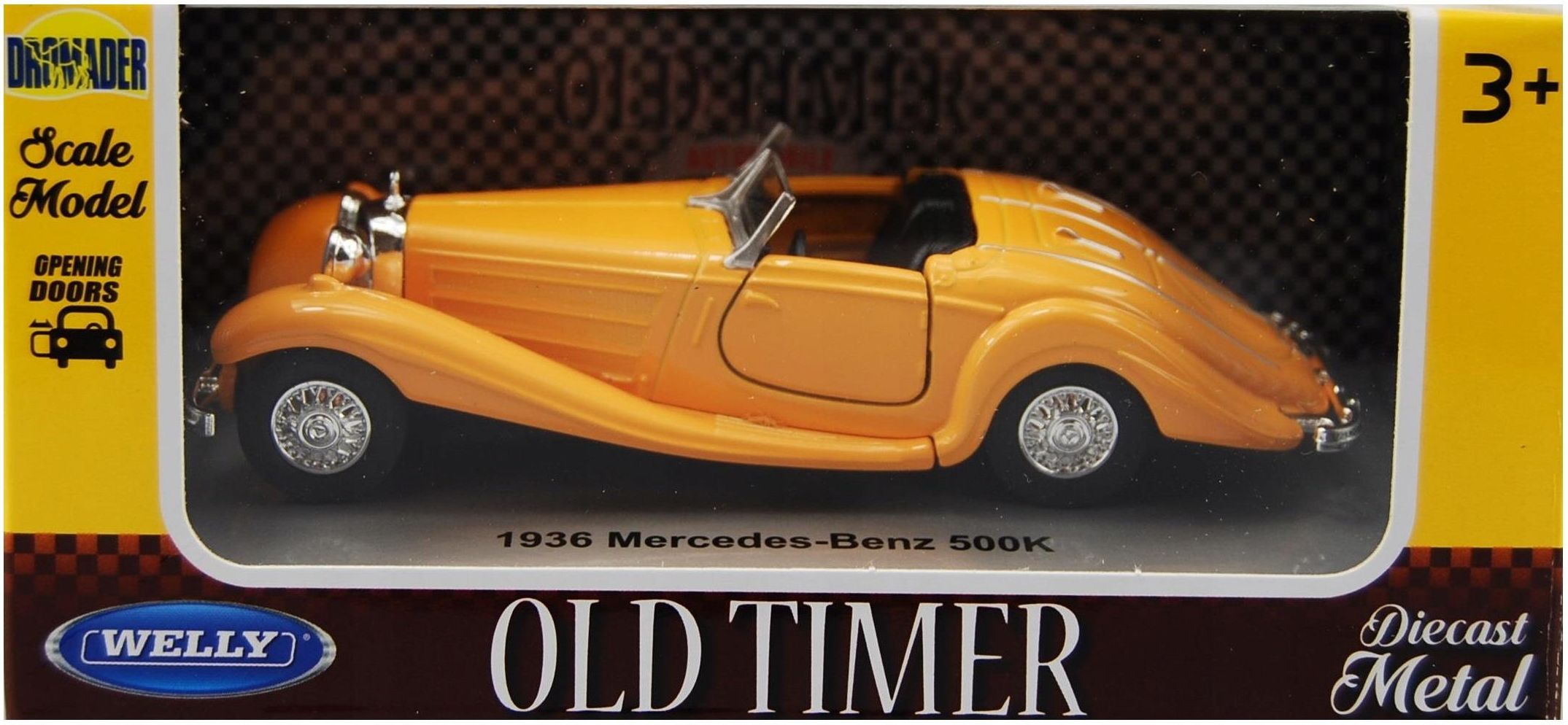 Welly Old Timer 1936 Mercedes-benz 500K 1:34 Nowy - Ceny i opinie ...
