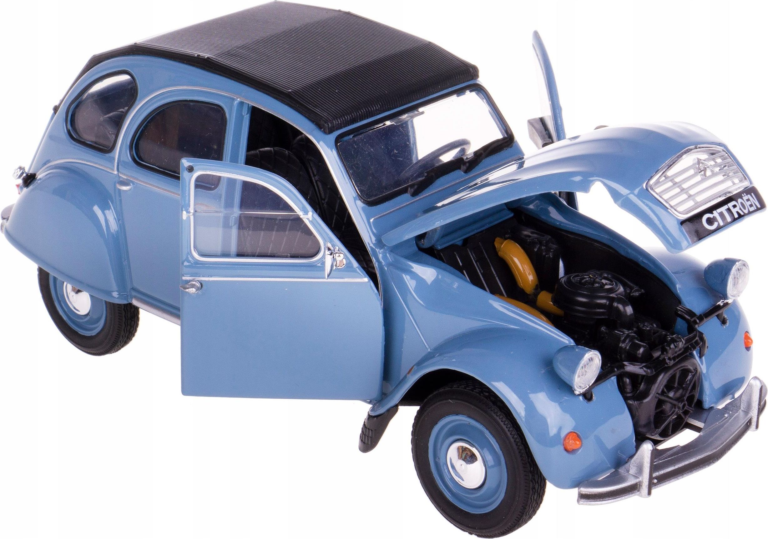 Citroen 2CV Model Metalowy Welly 1:24 Niebieski - Ceny i opinie - Ceneo.pl