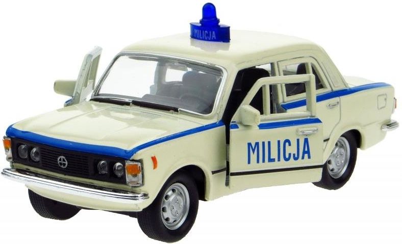 Welly Auto Fiat 125P Milicja Metalowy Model 3D - Ceny i opinie - Ceneo.pl