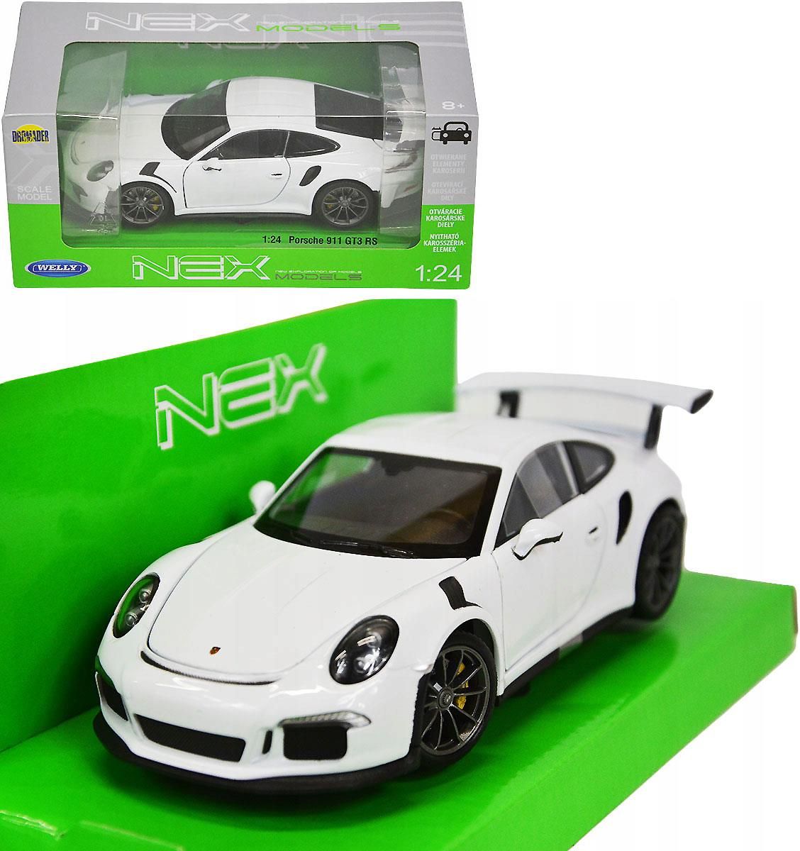 Model Auta 1:24 Welly Porsche 911 GT3 Rs White - Ceny i opinie - Ceneo.pl