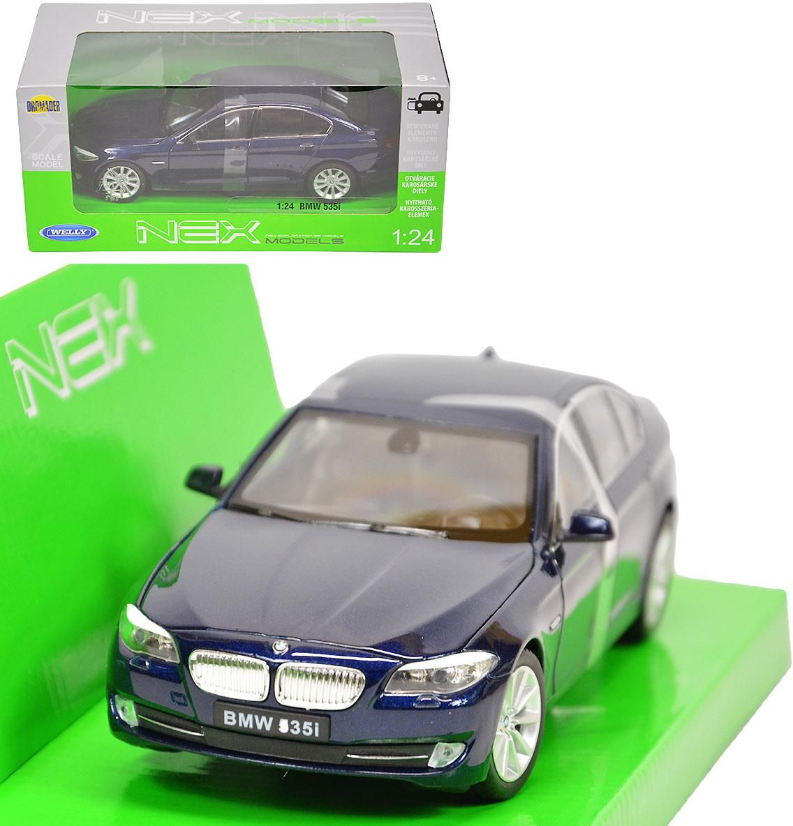 Model Auta 1:24 Welly Bmw 535i Navy Blue - Ceny i opinie - Ceneo.pl