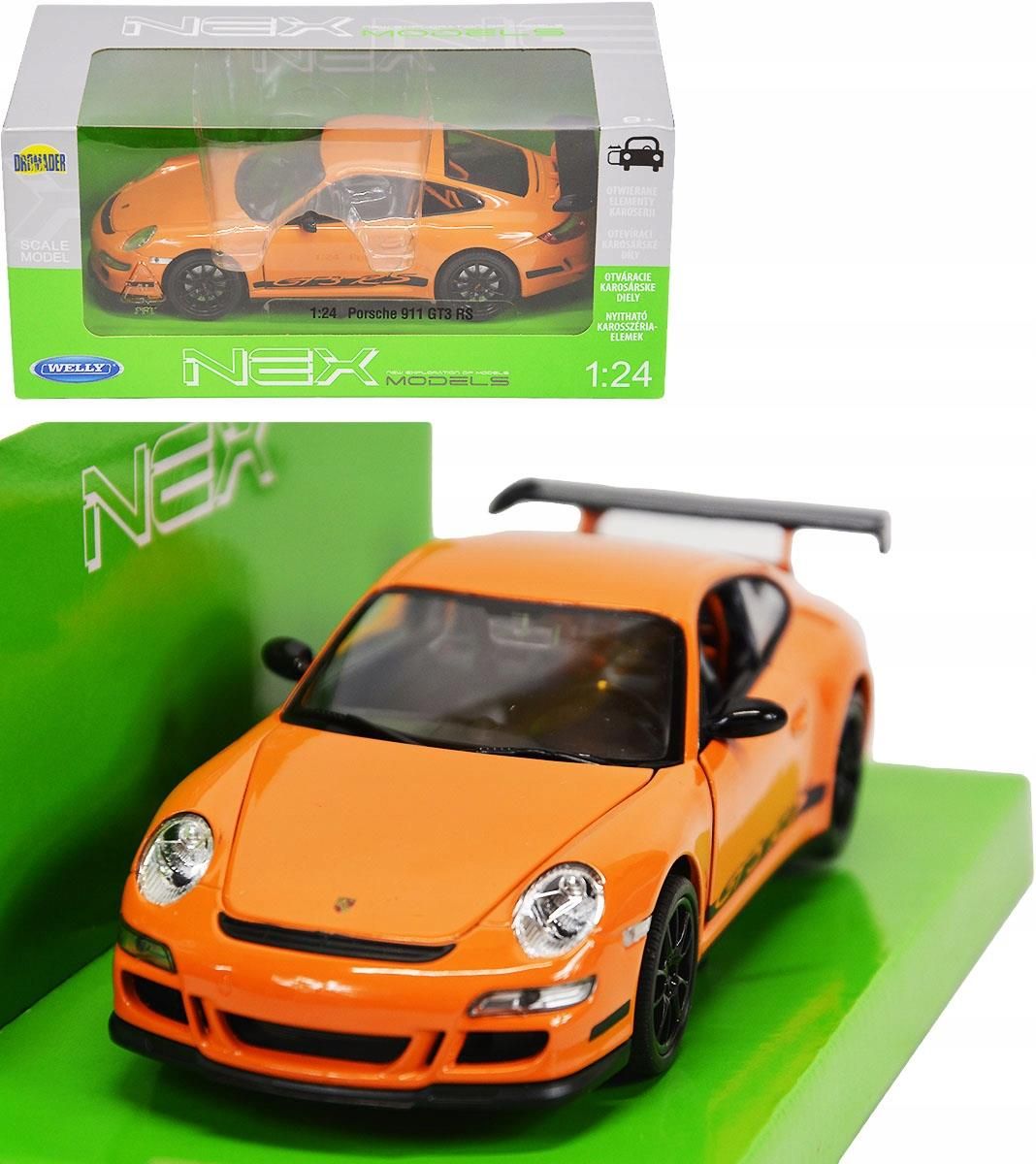 Model Auta 1:24 Welly Porsche 911 GT3 Rs Orange - Ceny i opinie - Ceneo.pl