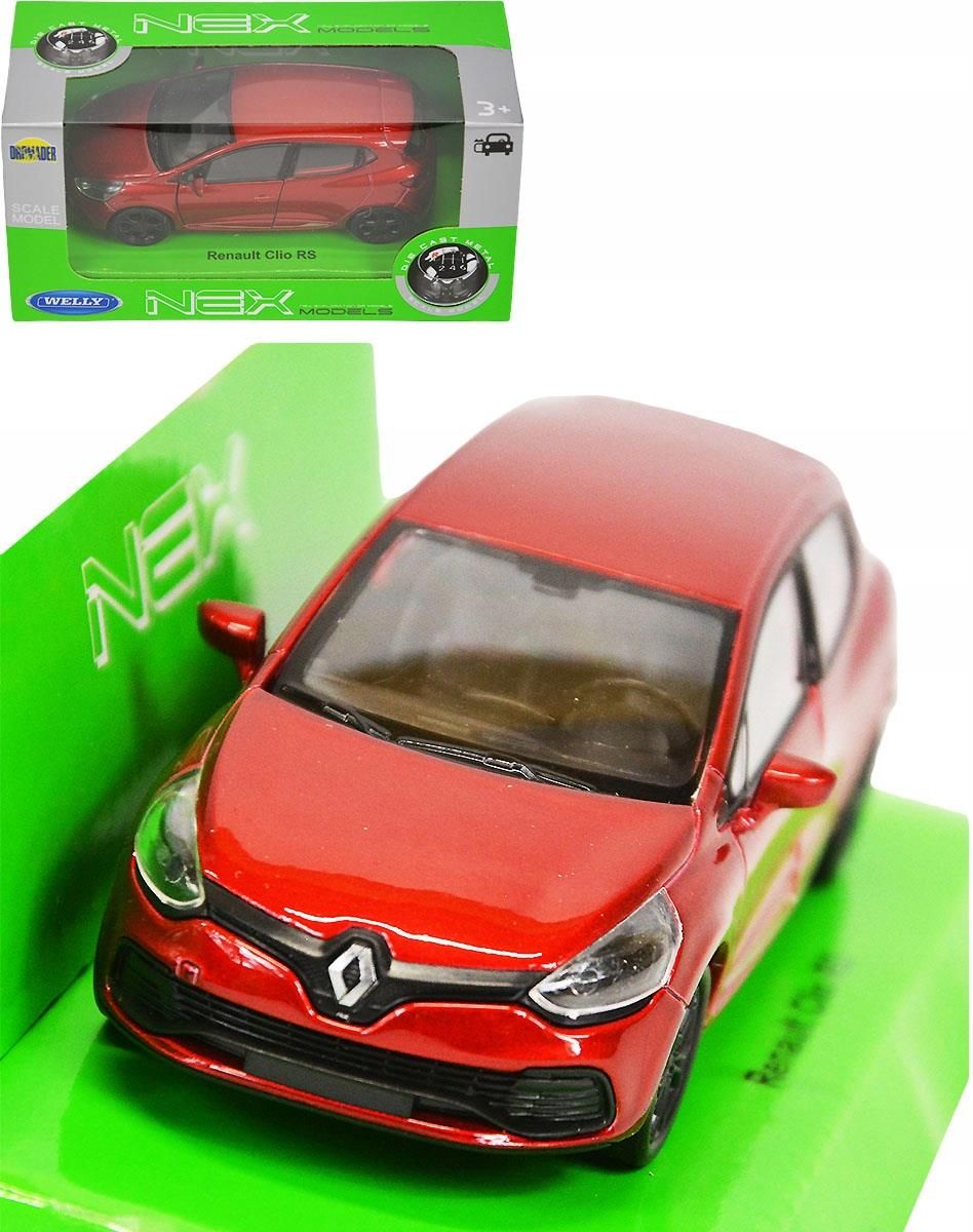 Model Auta 1:34 Welly Renault Clio Rs Czerwony - Ceny i opinie - Ceneo.pl