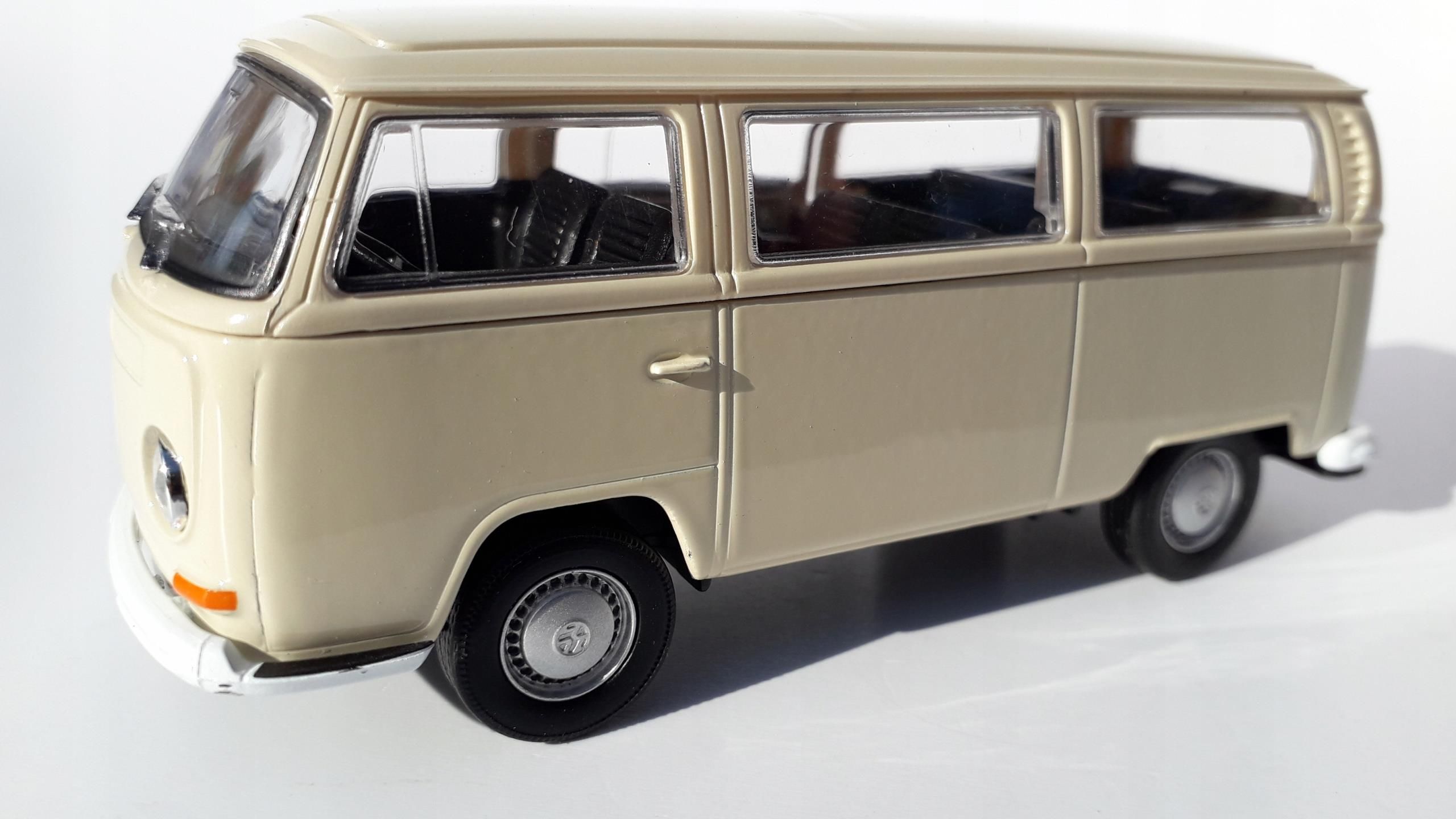 Volkswagen Bus T2 1972 Beżowy Metalowy Welly 1:34 - Ceny i opinie ...