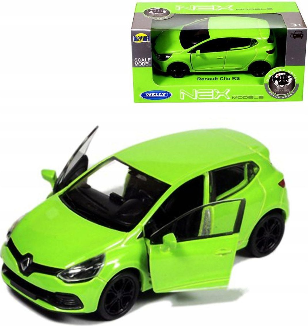 Model Auta 1:34 Welly Renault Clio Rs Green - Ceny i opinie - Ceneo.pl