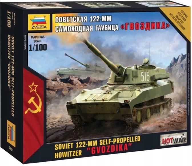 Zvezda 1:100 Soviet 122 Self Propelled Howitzer Gvozdika - Ceny i ...