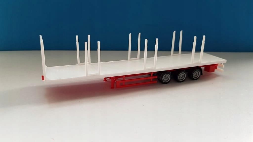 Herpa 076845 Naczepa Platforma Lowliner 3Oś Biała - Ceny i opinie ...