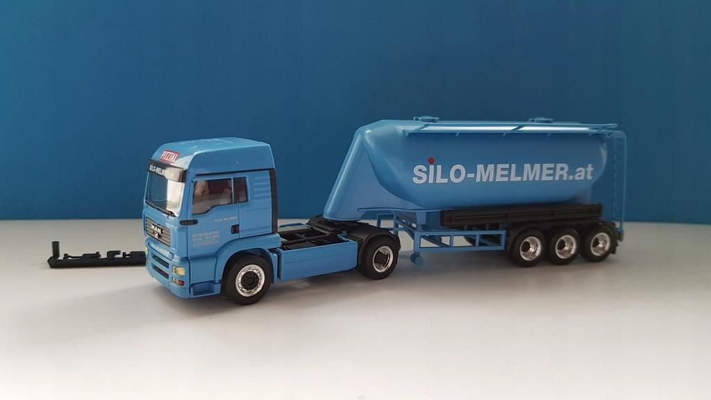Herpa 153089 Man Tga Lx Silo Melmer 1:87 - Ceny i opinie - Ceneo.pl