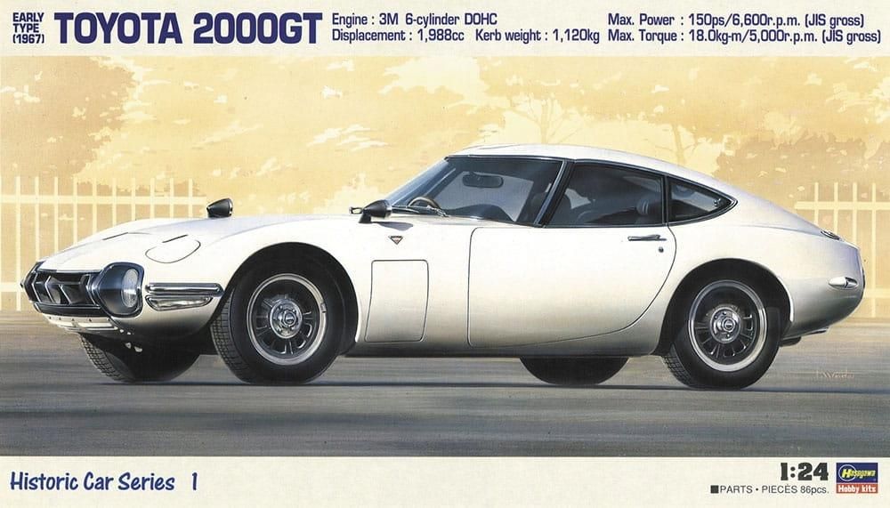 Hasegawa Toyota 2000Gt '67 1:24 Hc1 - Ceny i opinie - Ceneo.pl