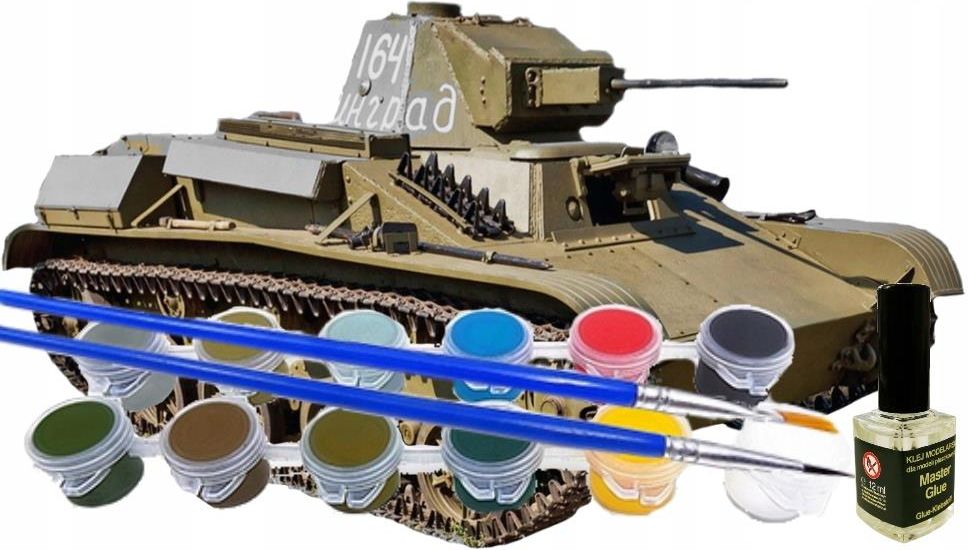 Mister Craft Lekki Czołg T-60 Model Do Sklejania Farby Klej - Ceny i ...