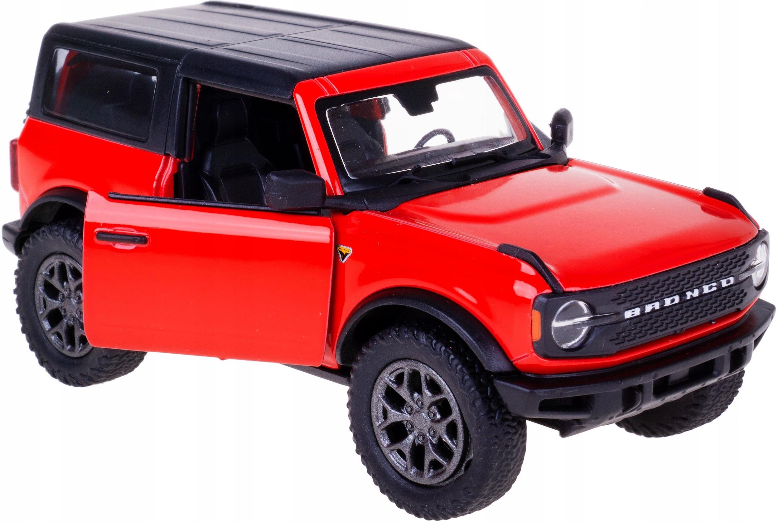 Kinsmart Ford Bronco 2022 1:34 Model Metal Czerwon - Ceny i opinie ...