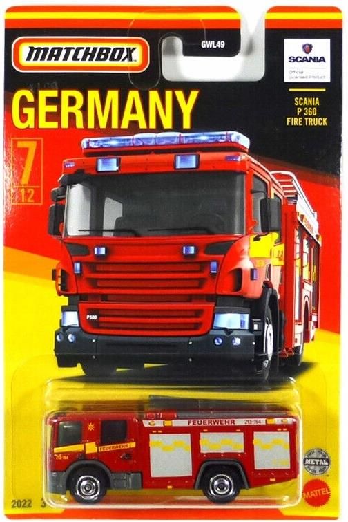 Matchbox Germany Scania P 360 Straż Pożarna - Ceny i opinie - Ceneo.pl