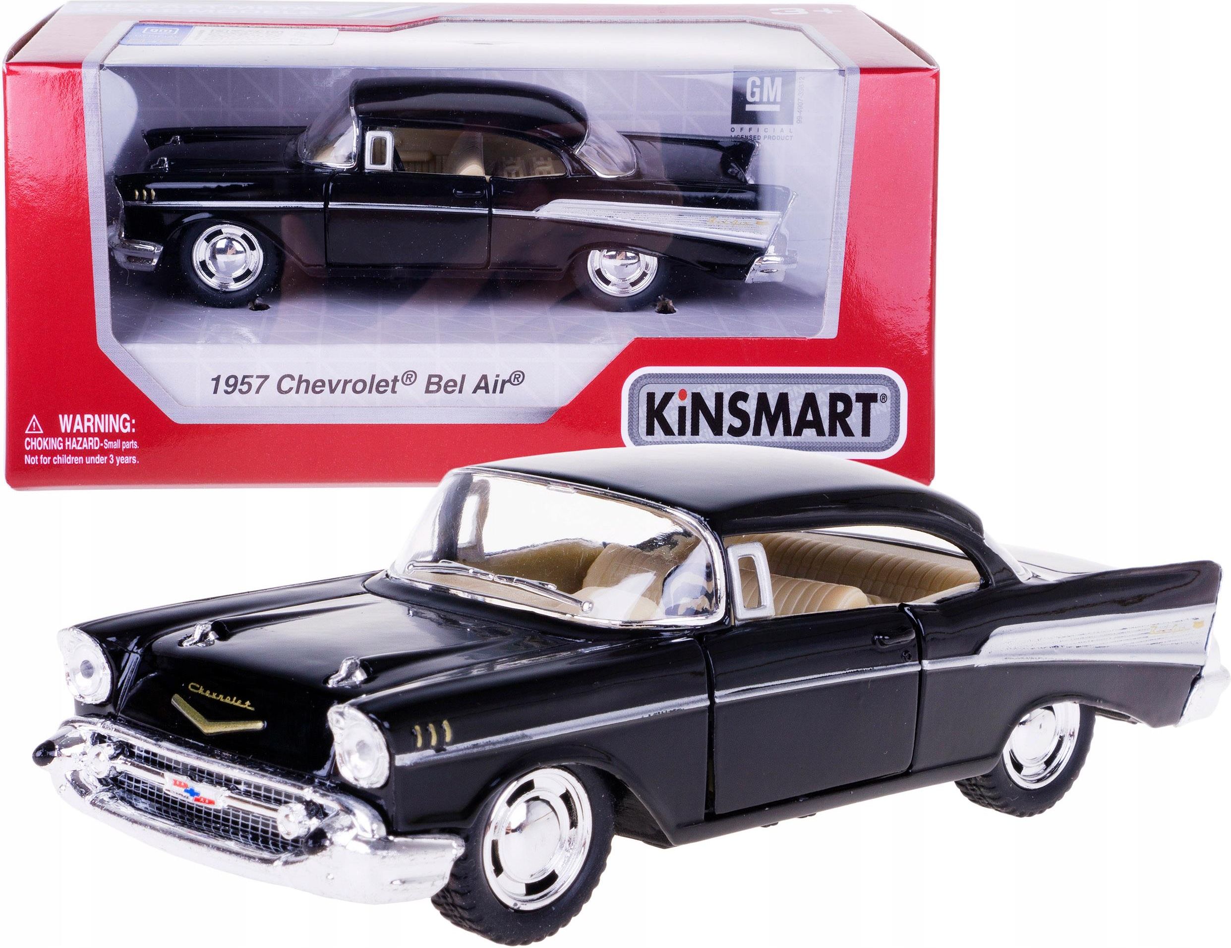 Kinsmart Chevrolet Bel Air Metalowy 1:40 Box Czarn - Ceny i opinie ...