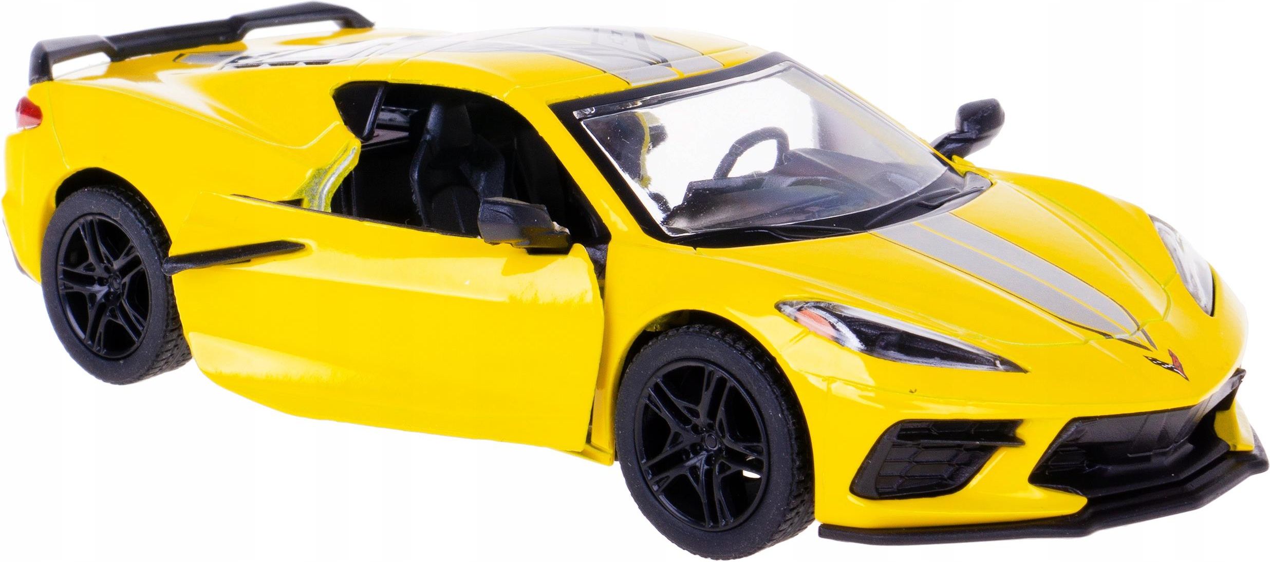 Kinsmart Chevrolet Corvette Livery Model 1:36 Żółt - Ceny i opinie ...