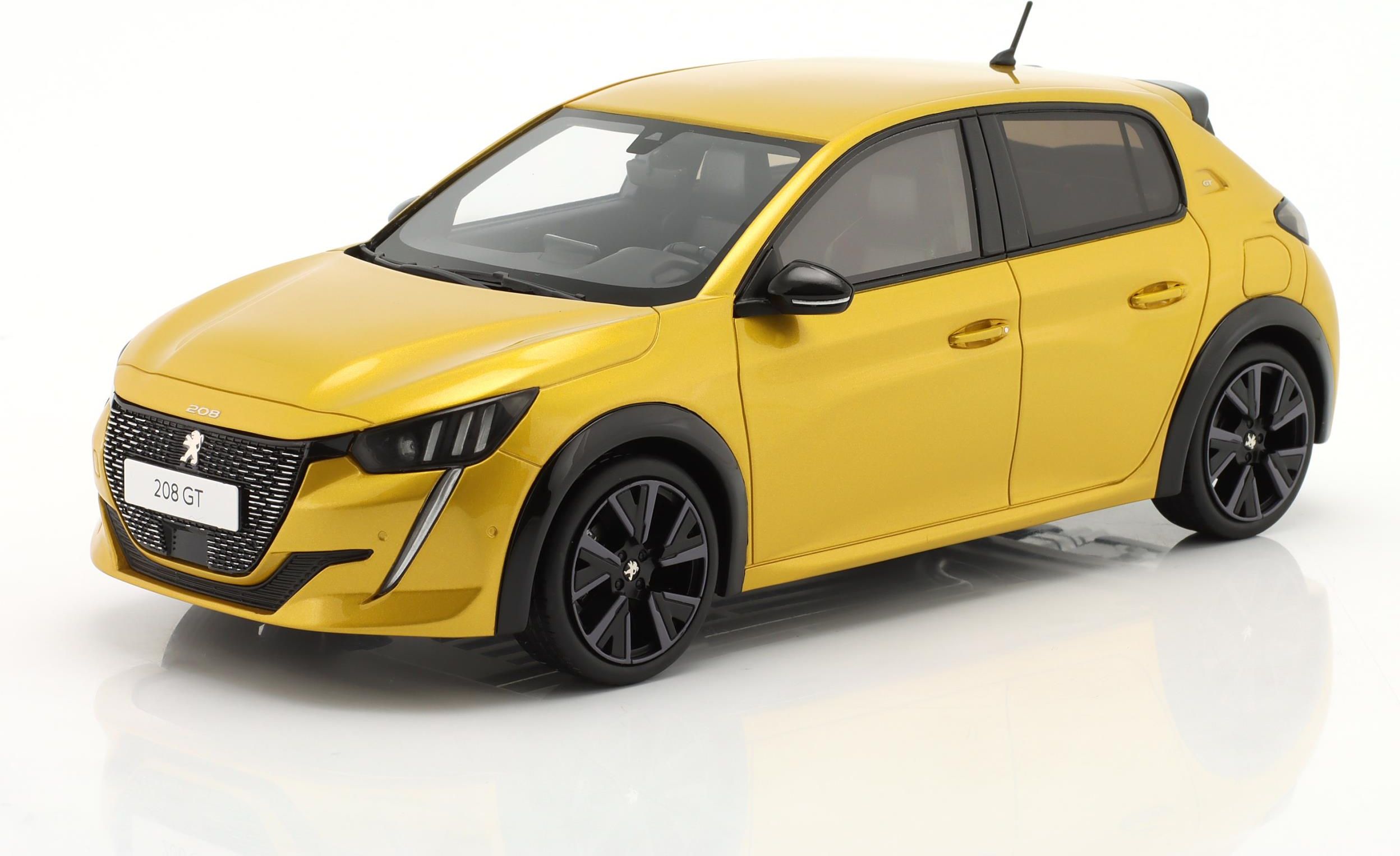 Otto Mobile Peugeot 208 Gt Line 2020 Yellow 1:18 - Ceny i opinie - Ceneo.pl