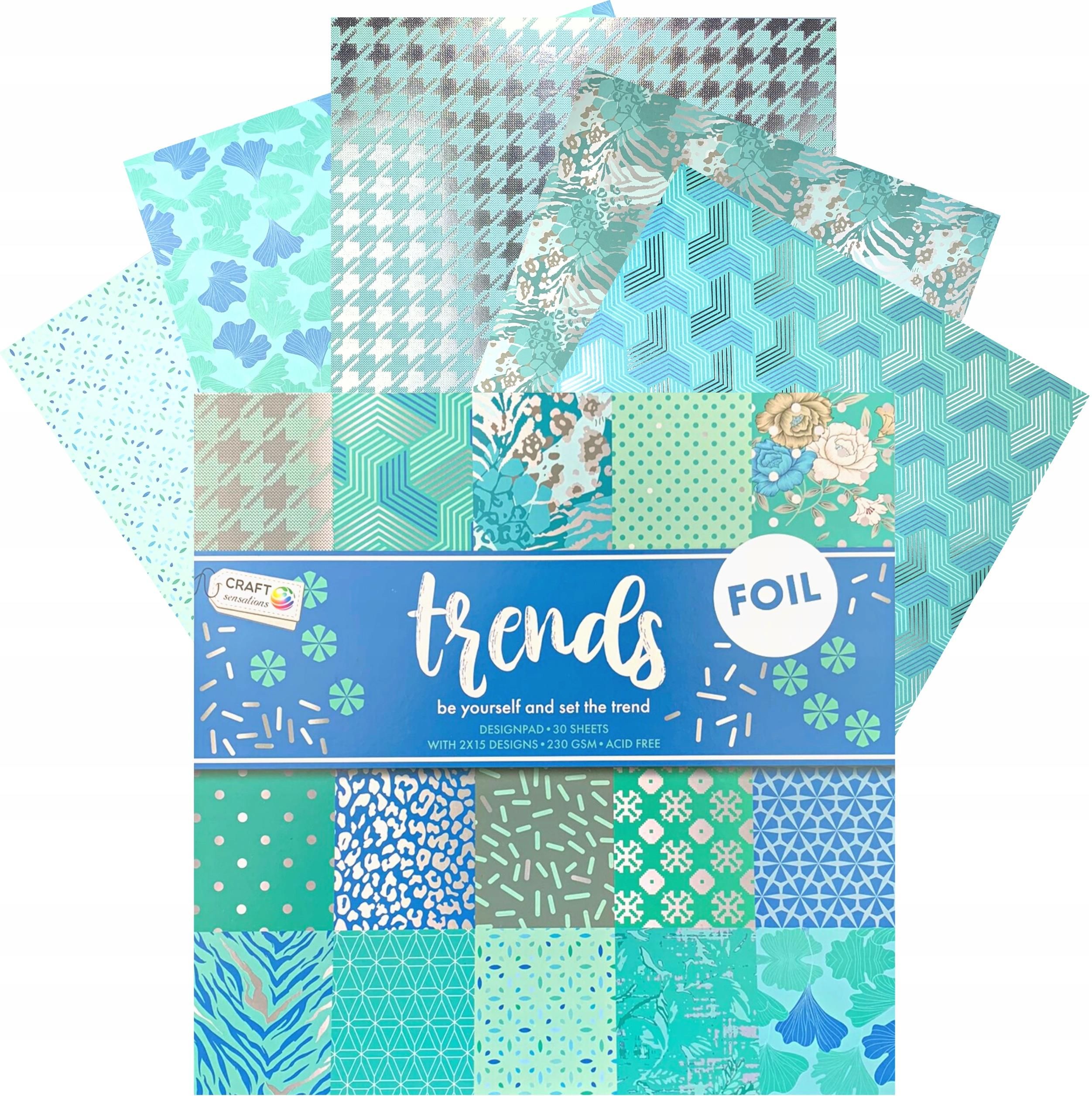 Craft Sensations Zestaw Papierów 30X30 Papier Do Scrapbookingu 30 ...