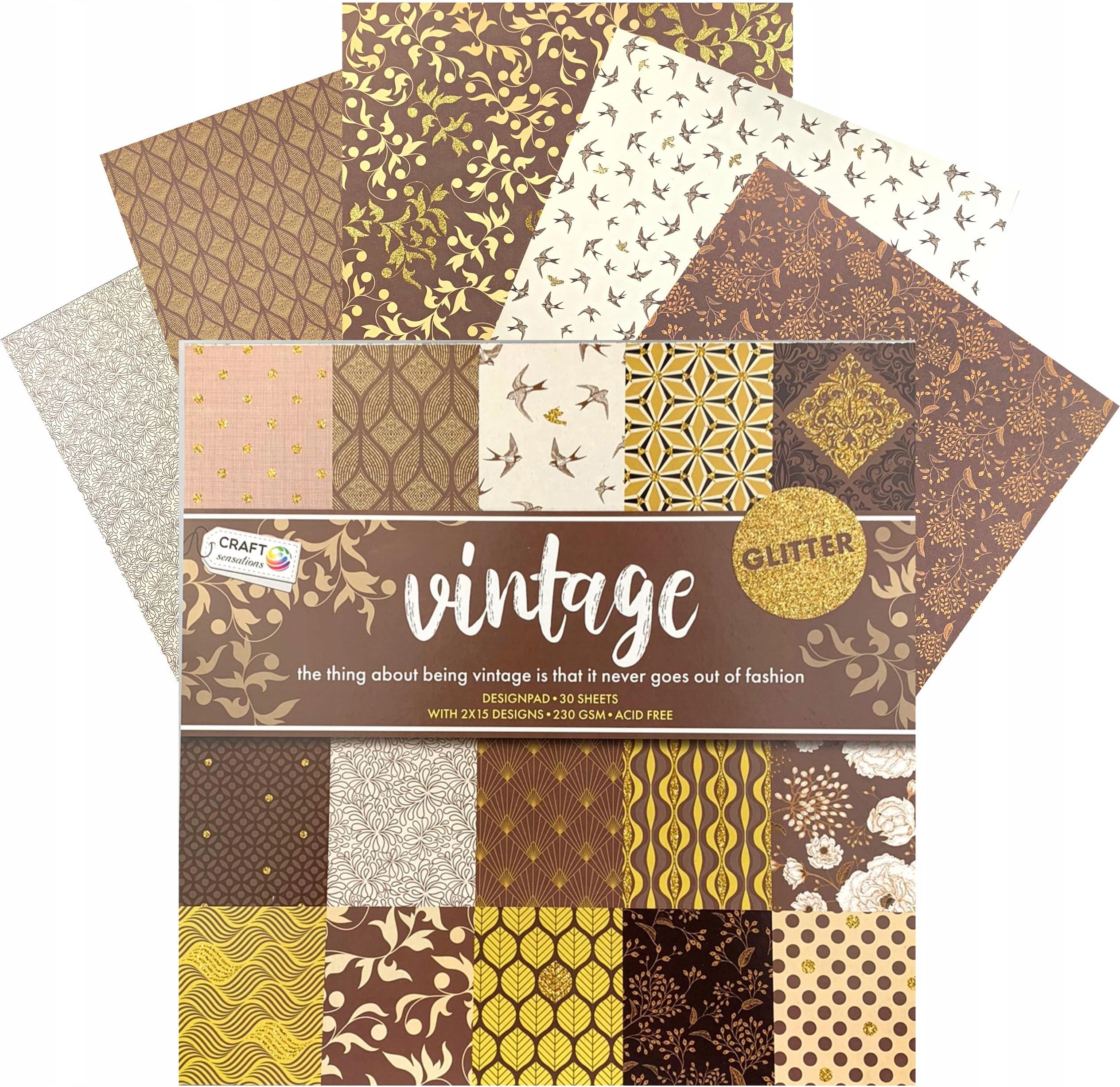 Craft Sensations Zestaw Papierów 30X30 Papier Do Scrapbookingu 30 ...