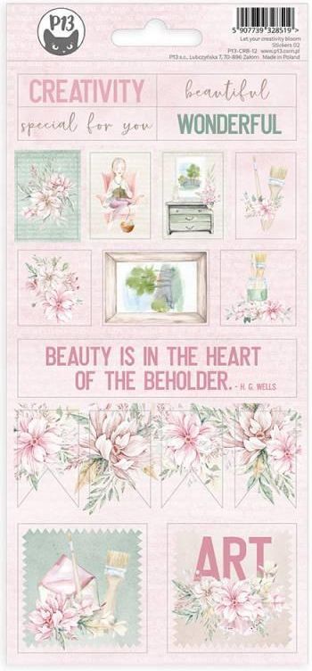 Piątek Trzynastego Let Your Creativity Bloom Arkusz Naklejek 02 P13 ...