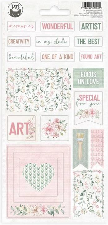 Piątek Trzynastego Let Your Creativity Bloom Naklejki Tekturkowe P13 ...