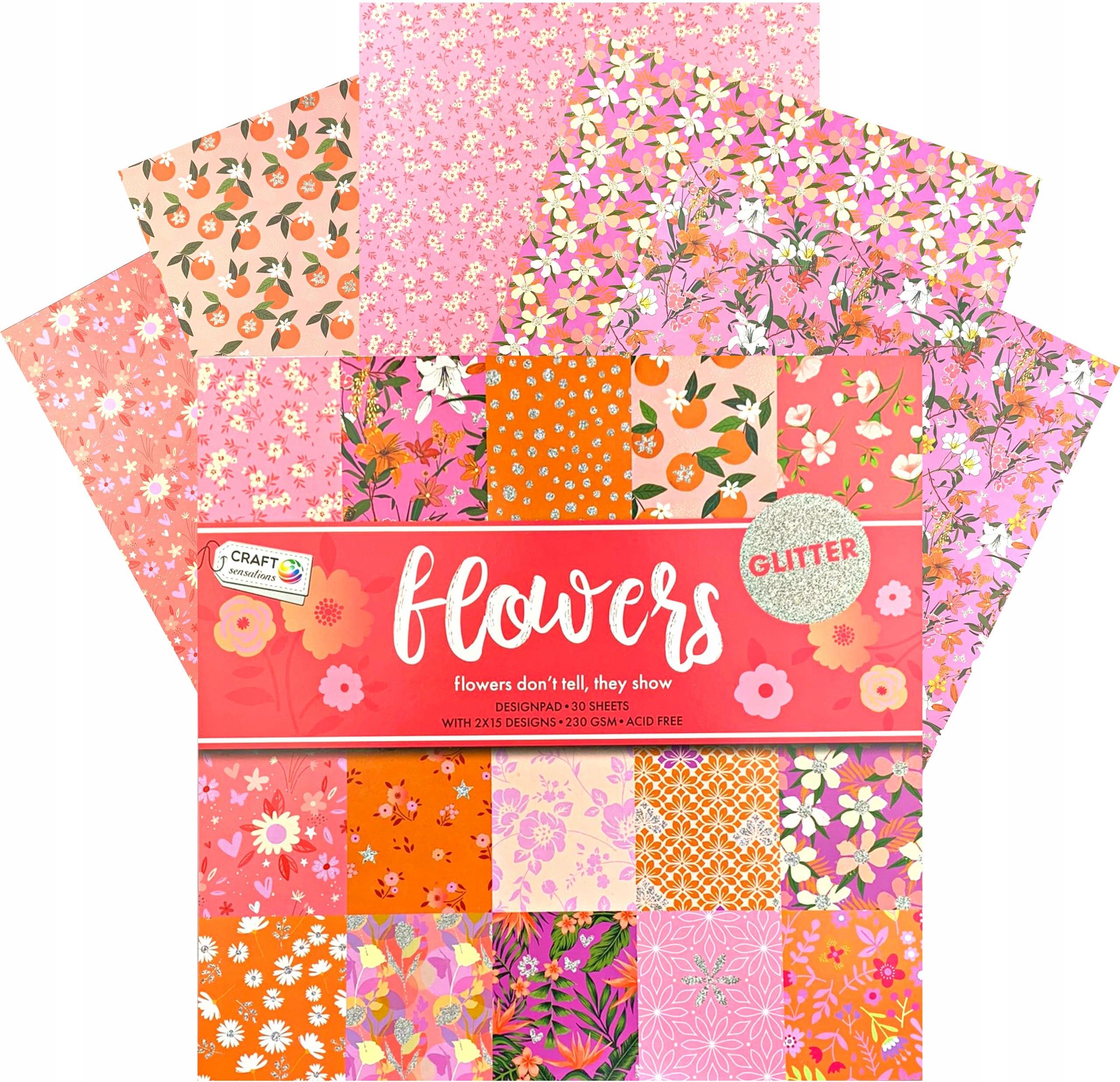 Craft Sensations Zestaw Papierów 30X30 Papier Do Scrapbookingu 30 ...