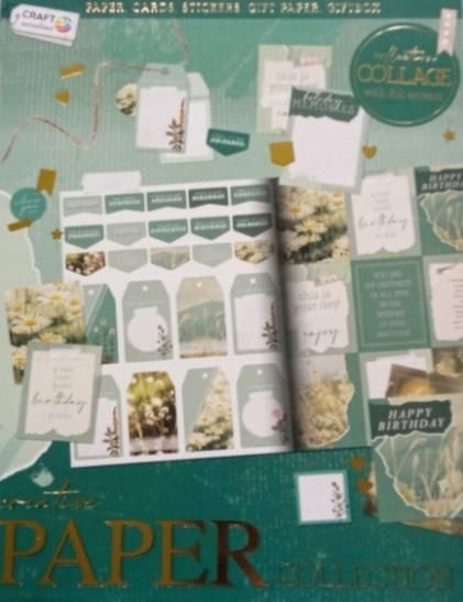 Craft Sensations Książka Kreatywna Papier Naklejki Collage - Ceny i ...