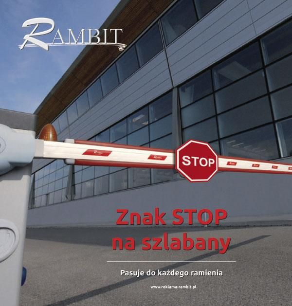 Rambit Informacja Stop Na Ramię Szlabanu - Ceny i opinie - Ceneo.pl