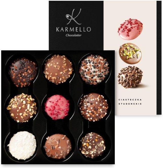 Karmello Chocolatier Kolekcja Ciasteczek Studenckich Mix 200g - Ceny i ...