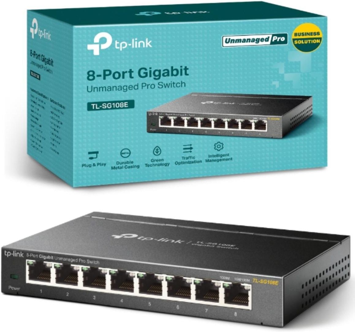 Switch Tp-Link Tl-Sg108E - Akcesoria do monitoringu - Ceny i opinie ...