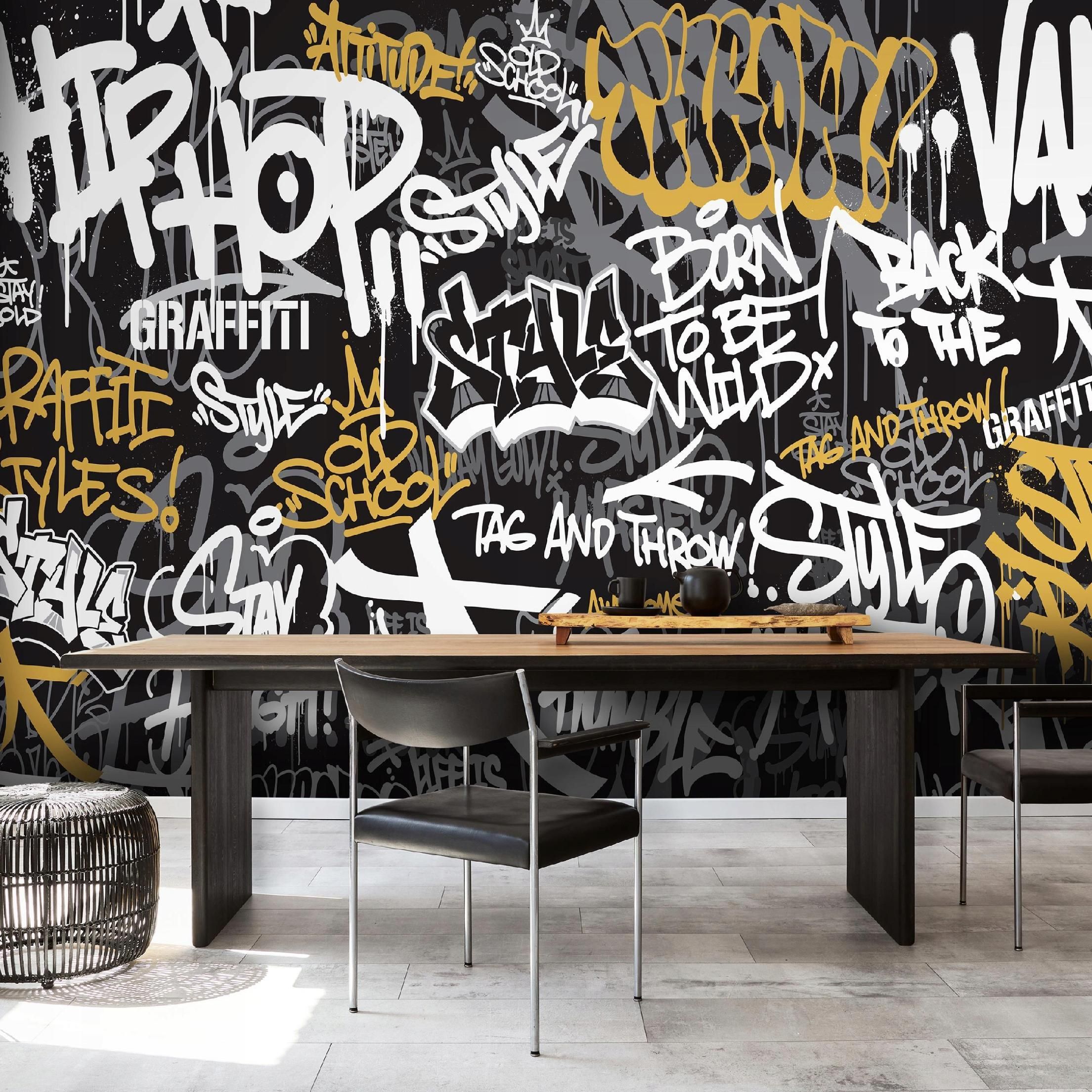 Wallarena Fototapeta Graffiti Młodzieżowa Tapeta Dla Dzieci Chłopca ...