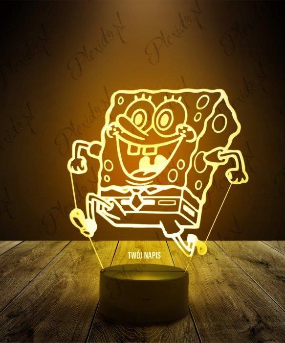 Lampka Led 3D Plexido Spongebob - Opinie i atrakcyjne ceny na Ceneo.pl