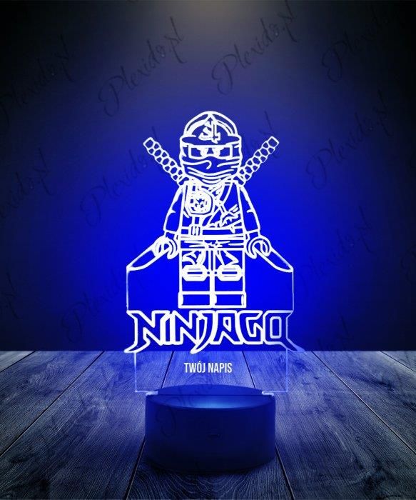 Lampka Led 3D Plexido Lego Ninjago Wojownik - Opinie i atrakcyjne ceny ...