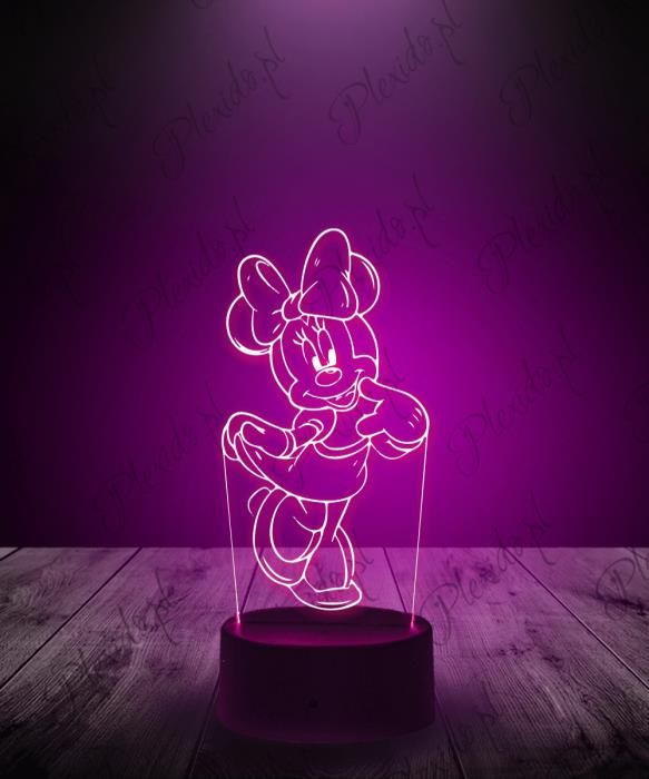 Lampka Led 3D Plexido Minnie Mouse - Opinie i atrakcyjne ceny na Ceneo.pl