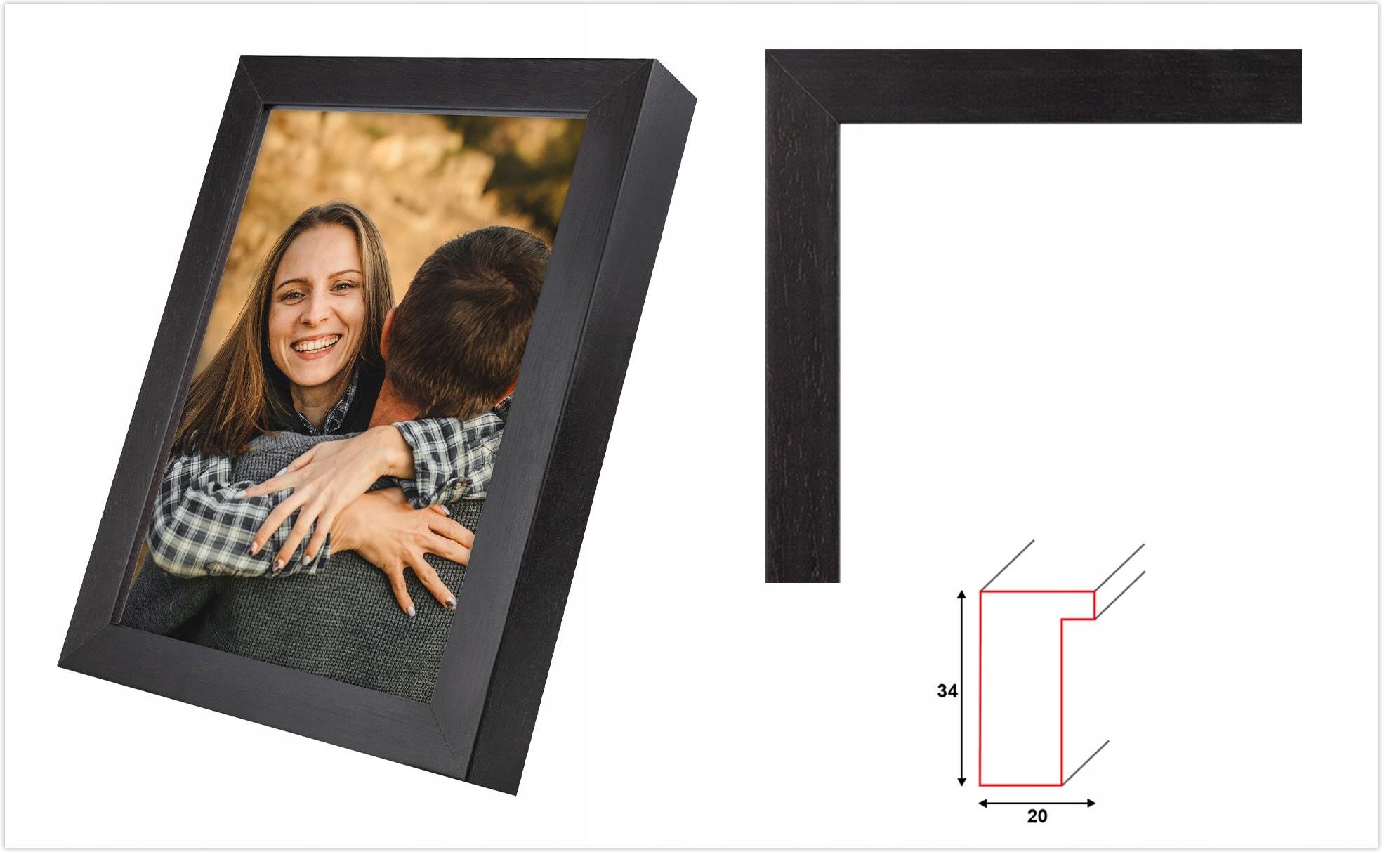 Ramka tradycyjna Foto Ramki 28X35 Wenge Drewniana - Ceny i opinie na ...