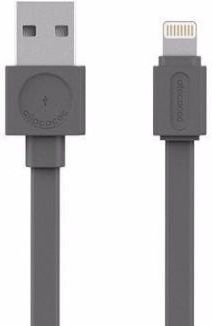 Kabel Allocacoc Usbcable Lightning Flat 10451Gy/Lghtbc (Usb 2.0 Typu A - Lightning ; Kolor Szary ...